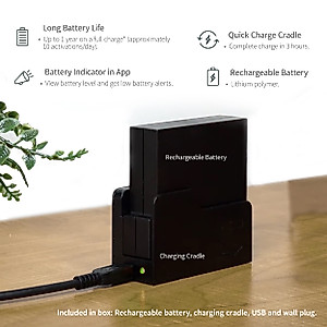 Array by Hampton - Gen 2 Cooper Smart Lock for Front Door, Satin Nickel - Deadbolt with WiFi Keyless Entry, Compatible with Amazon Alexa and Google