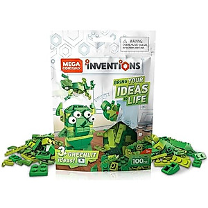 Mega Construx Inventions Green Brick Building Set