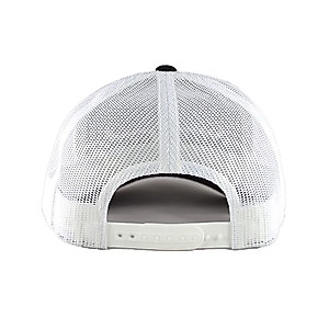 Kimes Ranch Caps Adjustable Snapback Weekly Trucker Hat/Black-White