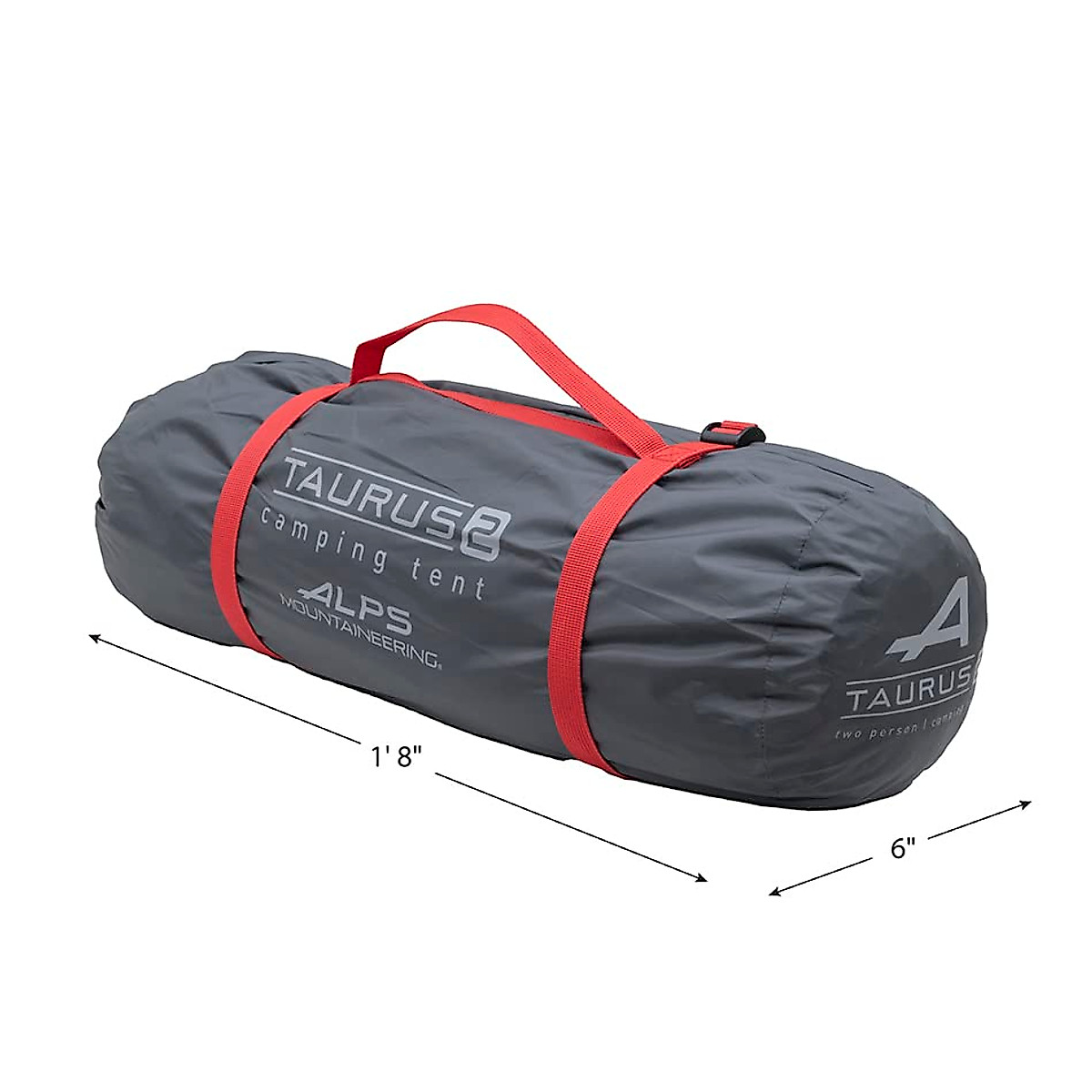 ALPS Mountaineering Taurus 2-Person Tent - Gray/Red