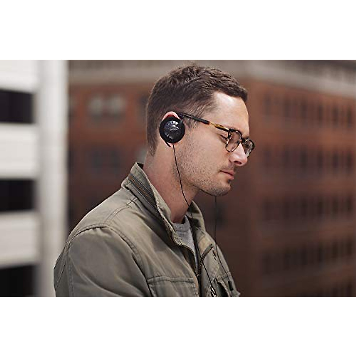 Massdrop x Koss KSC75X On-Ear Portable Headphones with in-Line Microphone, Midnight Blue