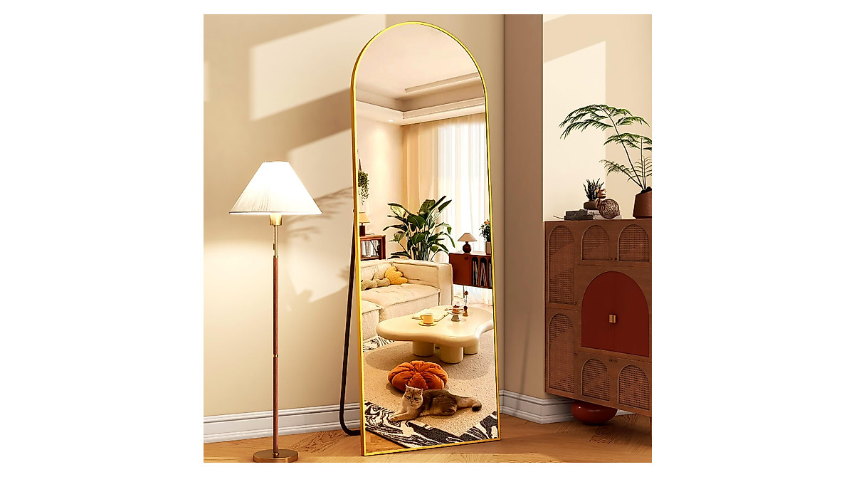 XRAMFY Gold Arched Full Length Mirror - Stylish & Durable