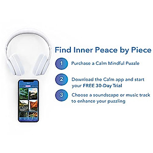 300-Piece Calm Jigsaw Puzzle for Relaxation, Stress Relief, and Mood Elevation, for Adults and Kids Ages 8 and up, Calm Coral