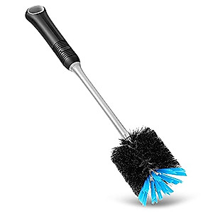 Bottle Brush Cleaner, Long Handle Water Bottle Scrubbing Brush, Built for Cleaning Baby Bottles, Sippy Cups, Water Bottle, Tumblers, Travel Coffee Mugs, Food Jars, Wine Decanters, Glasswares, 2 Pack