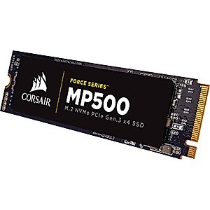 CORSAIR FORCE Series MP500 240GB NVMe PCIe Gen3 x4 M.2 SSD Solid State Storage, Up to 3,000MB/s