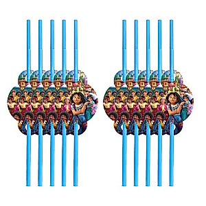Encanto Party Straws