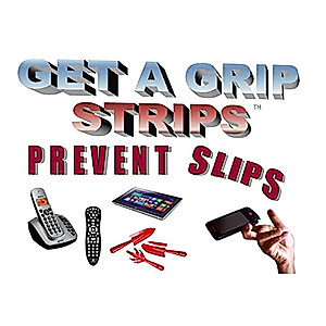 Get a Grip Solutions 16 Get-A-Grip Strips for Stuff That Slips | 48 Square Inches of Coverage | Non-Slip/Anti-Slip Surface Grip | Great for Phone, Laptop, Tablets. Anything That Slips