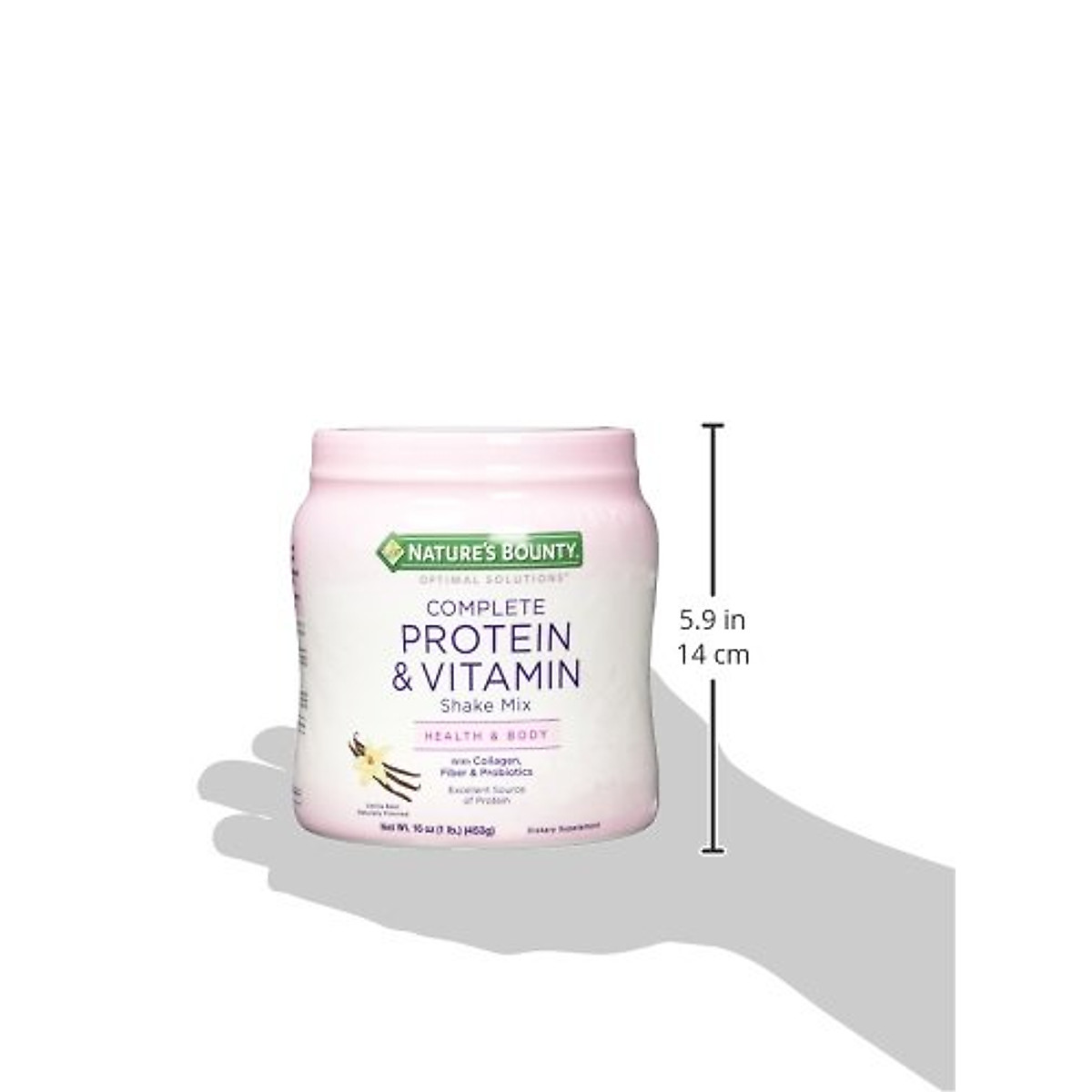 Nature's Bounty Optimal Solutions Protein Powder with Vitamin C