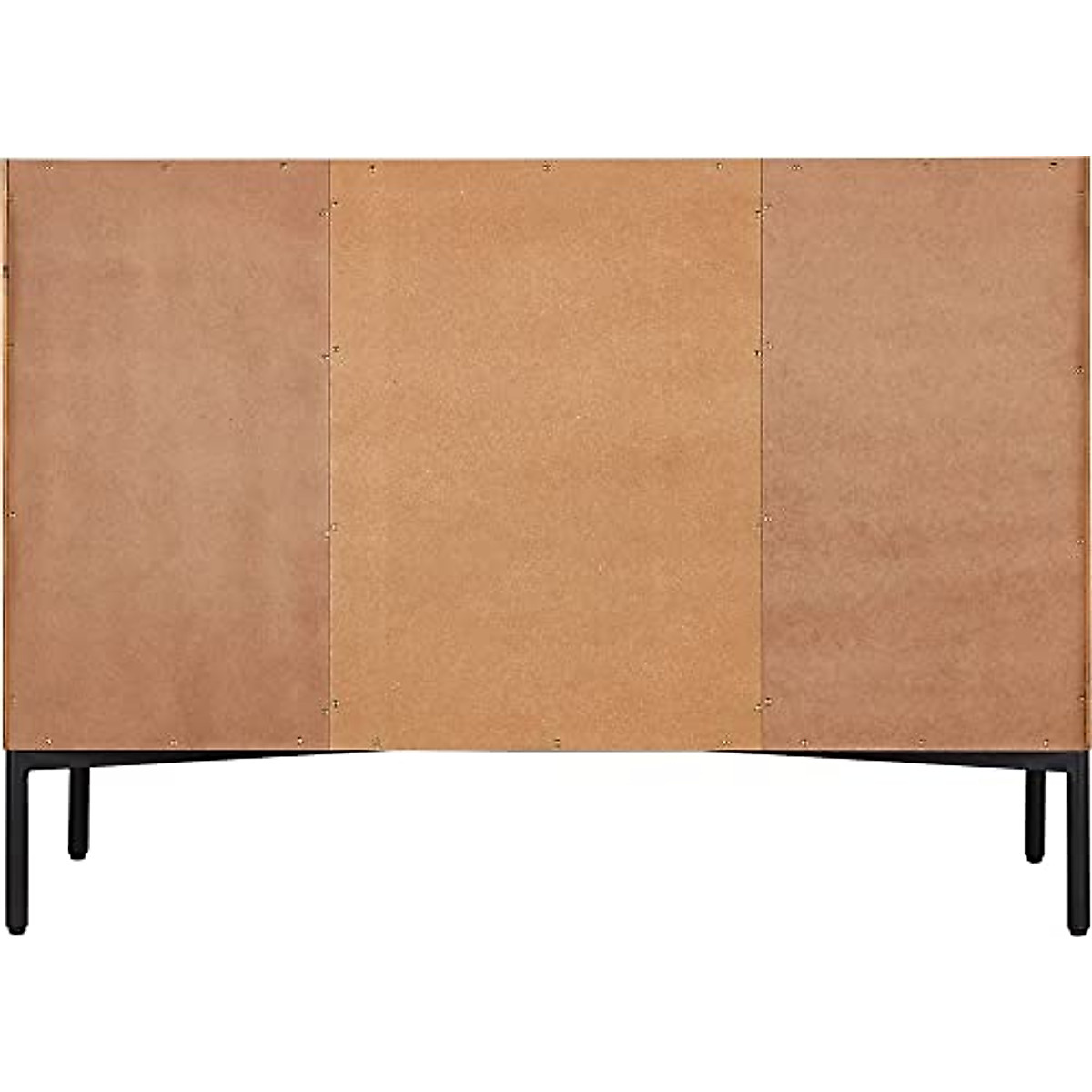 Signature Hardware 953140-48-RUMB-8 Devora 48" Free Standing Single Vanity Set with Wood Cabinet, Vanity Top, and Rectangular Undermount Vitreous China Sink - 8" Faucet Holes