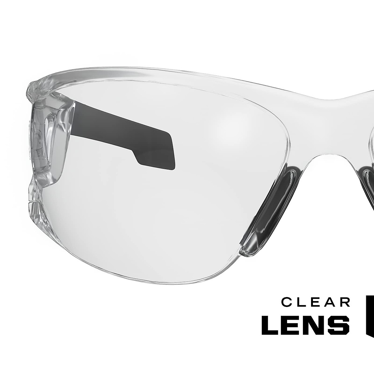 Mechanix Wear: Vision Type-N Safety Glasses with Advanced Anti Fog, Scratch Resistant, Rimless Lens, Protective Eyewear, One Size Fits All, For Indoor & Outdoor Use (Clear Lens)