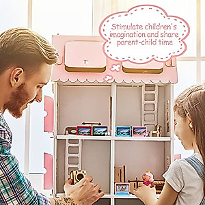 6 Pieces 1:12 Dollhouse Mini Laptop and 4 Pieces Mini Bottle Ice Cream Simulation Notebook Lovely Folding Laptop Model for DIY Dolls House Furniture Accessories (Pink, Red, Purple, Green)