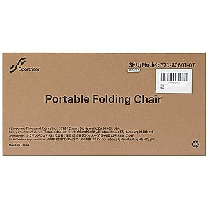 Sportneer Lightweight Portable Folding Camping Chair, Beach Camp Chairs for Adults Foldable Compact Backpacking Chair Outdoor Collapsible Chair for Camping Hiking Lawn Picnic Outside Travel