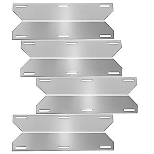 Folocy BBQ Gas Grill Replacement Parts, Stainless Steel Heat Plate Shield Heat Tent Burner Cover Kit for Jenn-Air 720-0062, Members Mark 720-0586A, Nexgrill 720-0063, Costco Kirland, 17 3/4" X 6 3/8"