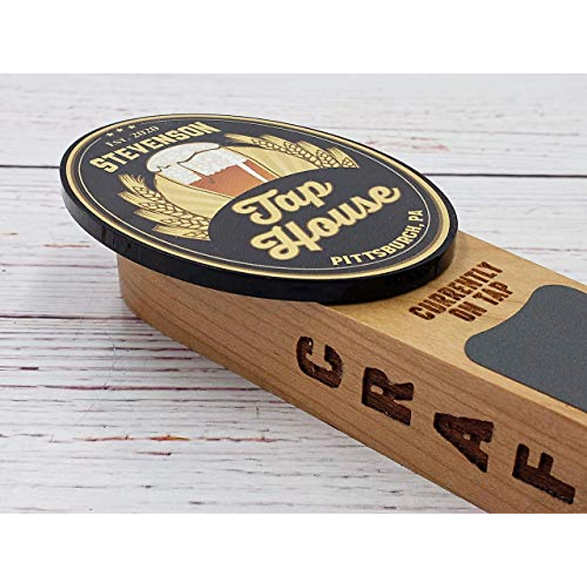 Custom Brew Gear Personalized Beer Tap Handle-Tap House Edition-Laser Engraved Sides