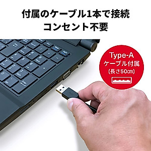 BUFFALO Mini Station 2TB HD-PCFS2.0U3-BBA Portable HDD for USB 3.1 (Gen1) / USB 3.0