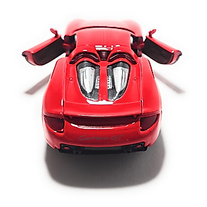 KiNSMART Porsche Carrera GT Red 5" 1:36 Scale Die Cast Metal Model Toy Race Car
