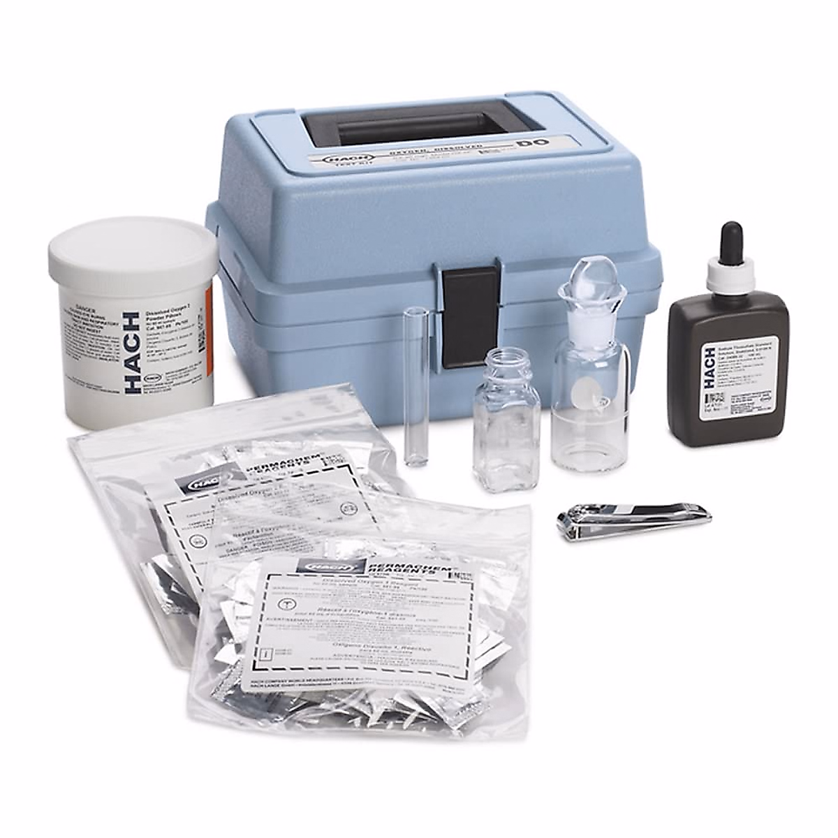 Hach 146900 Dissolved Oxygen Test Kit, Model OX-2P
