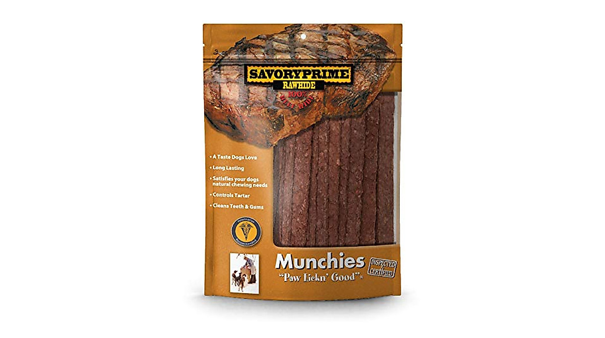 Savory Prime 36-Pack Beef Dog Treats - Healthy Chewing & Oral Care