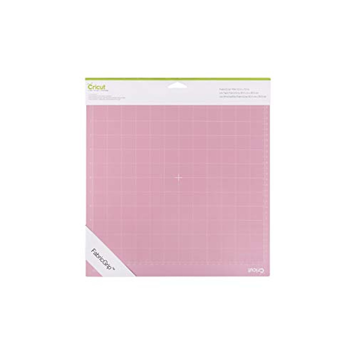 Cricut FabricGrip Adhesive Cutting Mat 12" x 12", High Density Fabric Craft Cutting Mat, Made of High-Quality Material to Withstand Increased Pressure. Use For Cricut Explore/Cricut Maker, (2 CT)