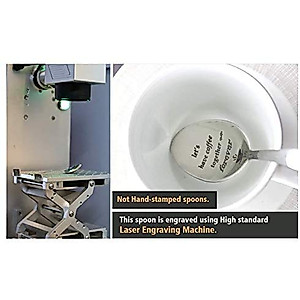 Customised - Personalised Spoon | Mentioning of Special Occasional Surprise Names and Dates | Custom Engraved Spoon | Wedding Friendship Valentines Days | Thanks Giving- 7 Inch can Customise any Text