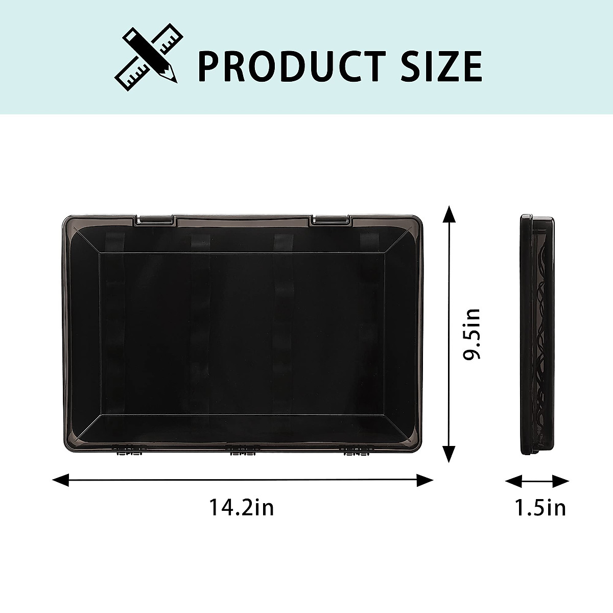 Risou Toys Organizer Storage case Compatible with Hot Wheels Car,Container for Matchbox Cars,Mini Toys,Small Dolls，Carrying Box for Hotwheels Car，Plastic Material(Box Only)