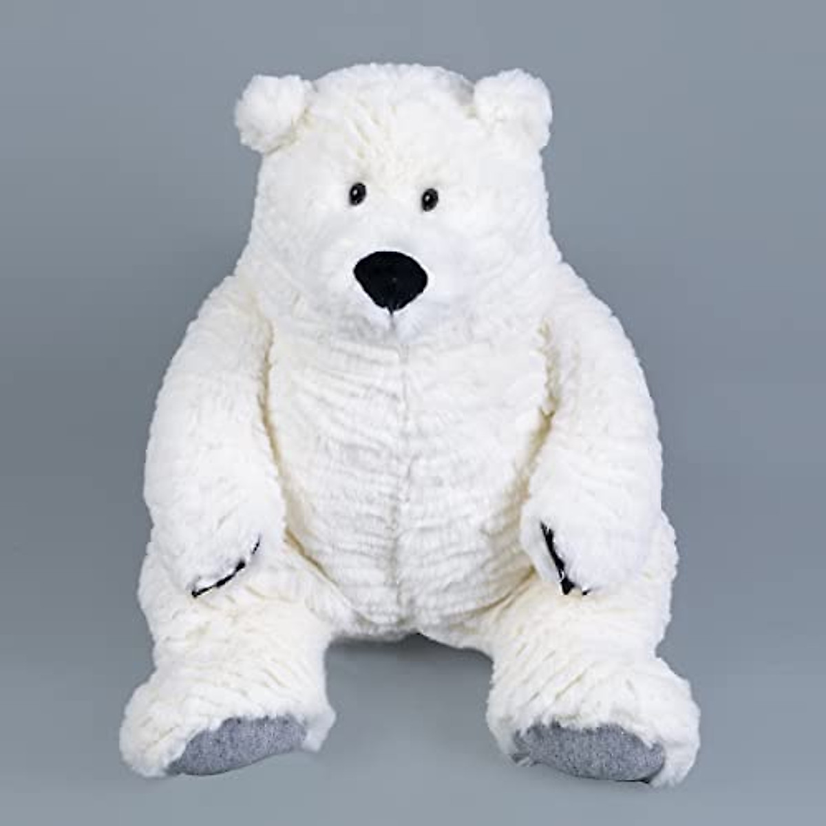 LIJIUSM Plush Toys for Kids Cartoon Velvet Animal Stuffed Toys Festival Birthday Gifts for Girls Boys (Polar Bear - 26cm)