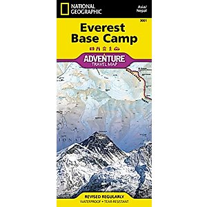 Everest Base Camp Map [Nepal] (National Geographic Adventure Map, 3001)