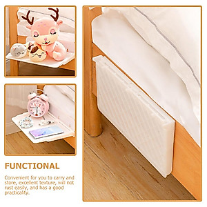 Decorative Trays Foldable Plastic Floating Shelf Stick on Wall for Kitchen Bathroom Any Place Extra Storage Needed Wall Mounted Bedside Shelves for College Bedroom Organizer