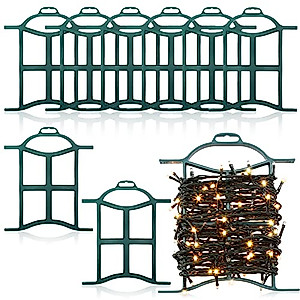 9 Pieces Christmas Light Storage Light Bulb Storage Christmas String Lights Organizer Holder Extension Cord Holder for Reel Extension Cord, Garland, Beads