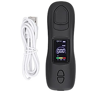 Alcohol Detector, Easy to Carry Portable Breath Alcohol Tester DC5V Accurate Testing Wide Applications LCD Display for Bar Hangover for Family Dinners
