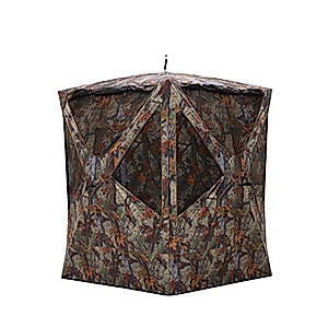 Barronett Blinds PR300BT Prowler 300 Tall Pop-Up Portable Hunting Blind, Woodland Camo, Multi