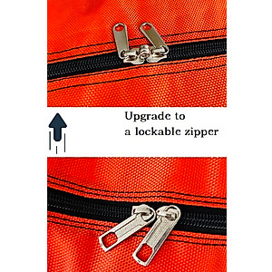 YiKitHom Extra Large Storage Duffle Bag with Zippers and Handles, Heavy Duty Blue Big Long Travel Bag -42x23x13.5Inch