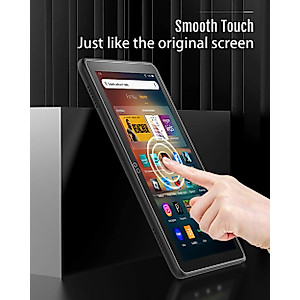 MoKo Screen Protector Fits Amazon Fire HD 8 & 8 Plus Tablet (12th Generation/10th Generation, 2024/2022/2020 Release) 8", Anti-Scratch 9H Hardness HD Clear Tempered Glass Screen Film - Clear