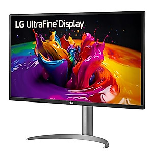 LG Ultrafine Monitor (32UQ750) – 31.5 inch UHD 4K HDR Monitor, HDR10, 144Hz from HDMI 2.1, USB Type-C (PD 65W), AMD FreeSync, Maxxaudio, White