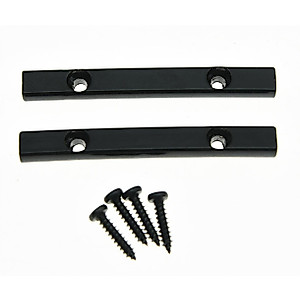2pcs Black 44.5mm Guitar String Retainer Bar for FR Guitar