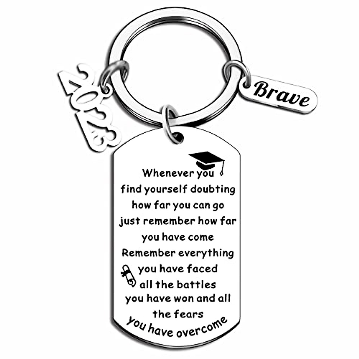 Graduation Class Of 2023 College Gifts For Him Her Medical High School College Masters Degree Graduation Keychain For Teens Girls Boys Son Daughter Friends Nurse Senior Students Stocking Stuffers