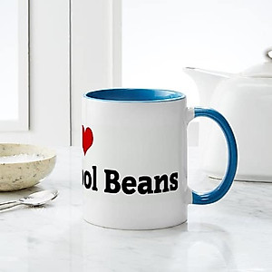 CafePress I Love Saying Cool Beans Mug Ceramic Coffee Mug, Tea Cup 11 oz