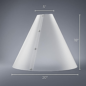 V-Flat World The Light Cone x Karl Taylor Photo Light & Photo Flash Diffuser - 360 Diffusion for Shooting Reflective Objects Alternative to Picture Box or Photo Box for Product Photography - Large