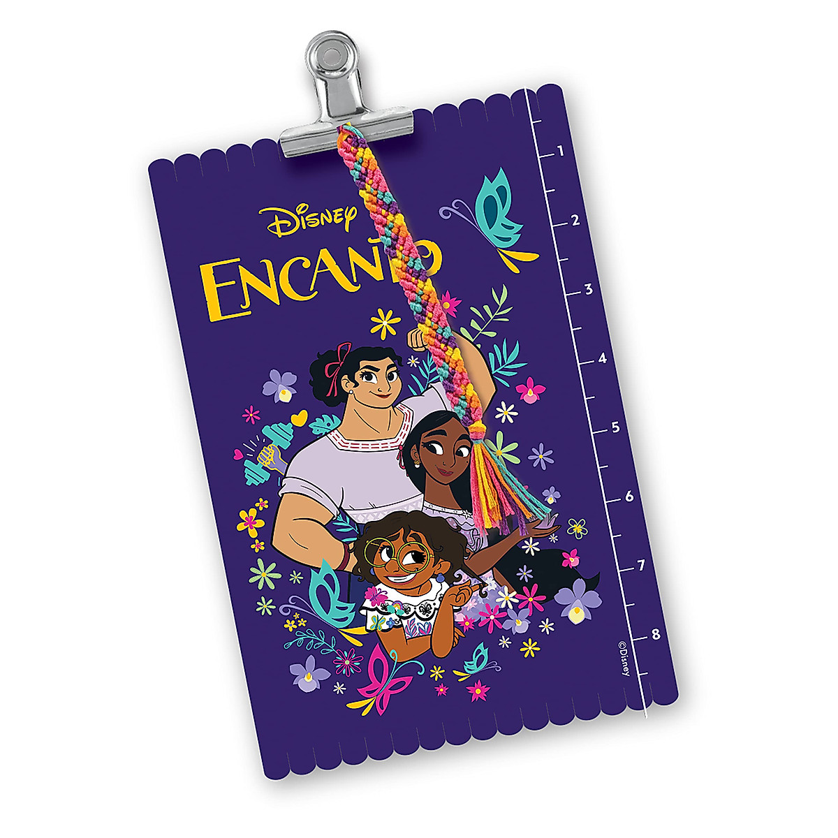 Cra-Z-Art Disney Encanto Enchanted Sparkling Jewelry Bracelet Kit, Make 25 Bracelets, Ages 6 and up