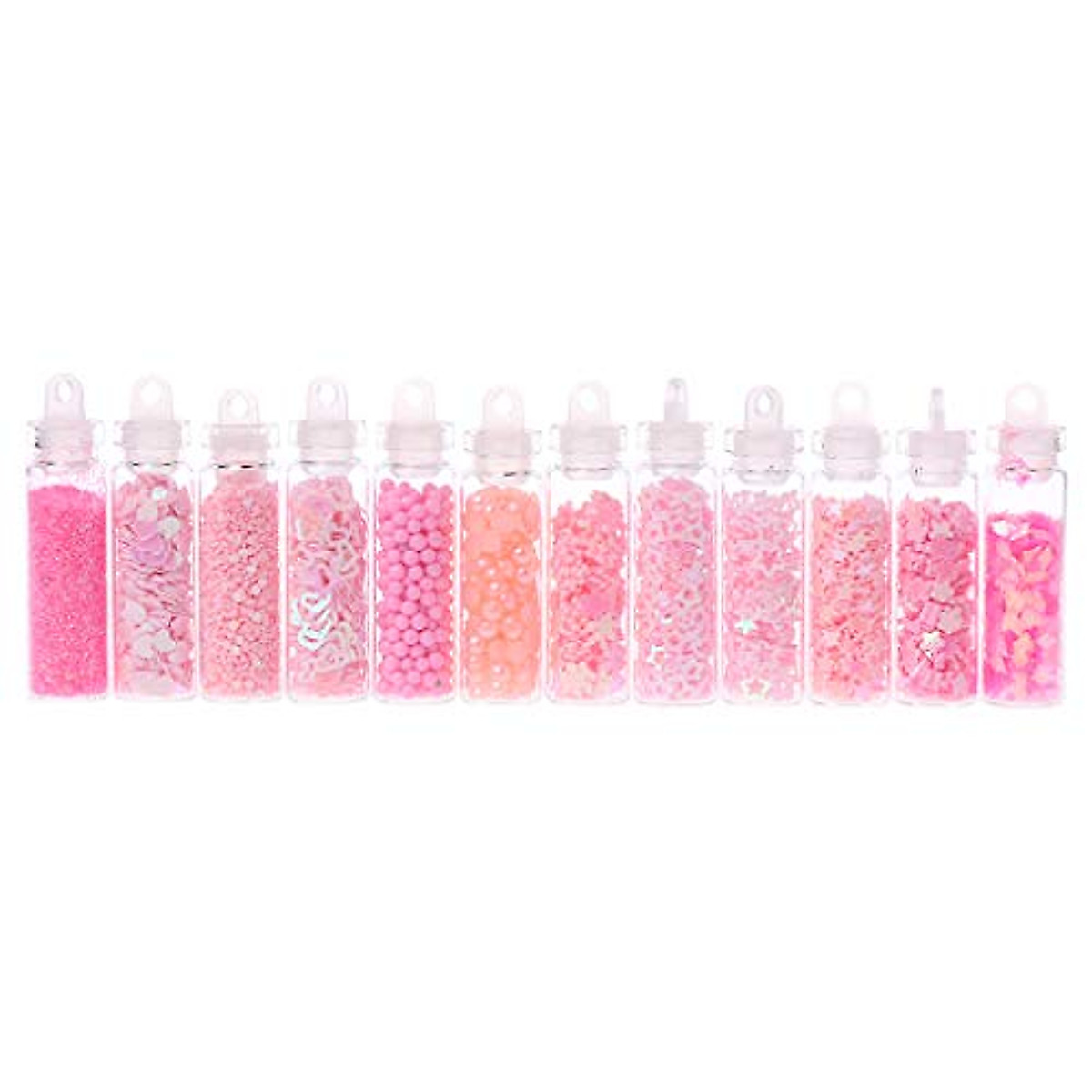 12 Bottle/Set Manicure Sequins Nail Art Glitter Sequins DIY Nail Beauty Filling Tools Nail Art Supplies for Eyes Makeup-603