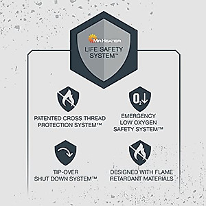 Mr. Heater F274865 F274865-Massachusetts/Canada Portable LP Heater,Red,Regular