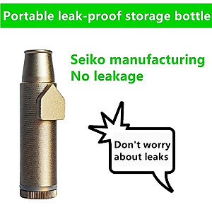 OMO Metal Leak-proof Bottle 2nd Generation Upgrade Version Golden (3 pack)