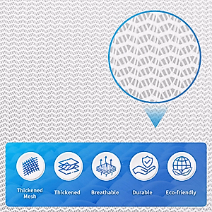 2-Pack Heavy Duty Mesh Laundry Bags,24x32 Inches Large Laundry Drawstring Bag,Washable Laundry Bag for College, Dorm, Travel, Family and Apartment Dwellers, white