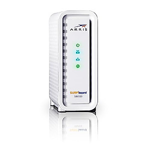 ARRIS SURFboard SB6183-RB DOCSIS 3.0 16x4 Gigabit Cable Modem, Comcast Xfinity, Cox, Spectrum and more, 1 Gbps Port, 400 Mbps Max Internet Speed, Easy Set-up with SURFboard Central App - RENEWED