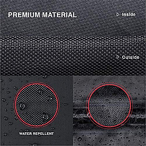 Oneness Grill Cover Gas Smoker BBQ Patio Weatherproof Sturdy Durable Grill Griddle Accessories with Upgrade Air Vent Black 64in