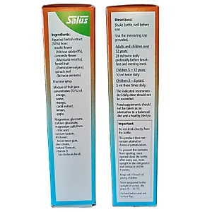 Floradix Saludynam Liquid Calcium/ Magnesium/ Zinc and Vitamin D Formula 250ml by Floradix