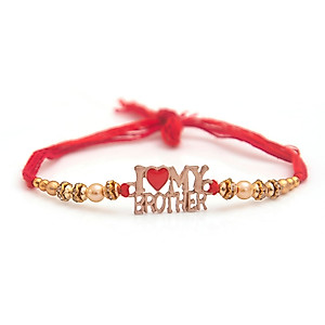 Rakhi For Brother Set of 2 With Greeting Card, Beautiful Designer Raksha Bandhan Rakhi Gift Set For Brother Bhaiya Bhai Bro, Traditional Indian Style Rakshbandhan Rakhi Gifts For Brother