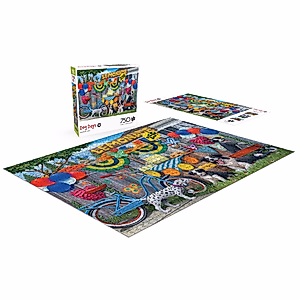 Buffalo Games - Sergio/Art Beats Studio - Lemonade Pups - 750 Piece Jigsaw Puzzle for Adults Challenging Puzzle Perfect for Game Nights - Finished Puzzle Size is 24.00 x 18.00