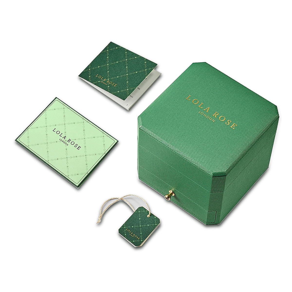 Lola Rose Elegant Women's Dress Watch with Genuine Gemstone, Ladies Multicolor Stainless Steel Bracelet Watch, Classic Gift for Women