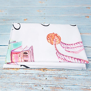 Angmart Baby First Year Milestone Blanket Boy Girl Painting Photography Backdrop Photo Prop Newborn Infant for New Mom